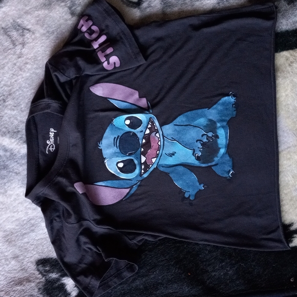 Disney | Tops | Stitch Crop Top Tee Shirt | Poshmark